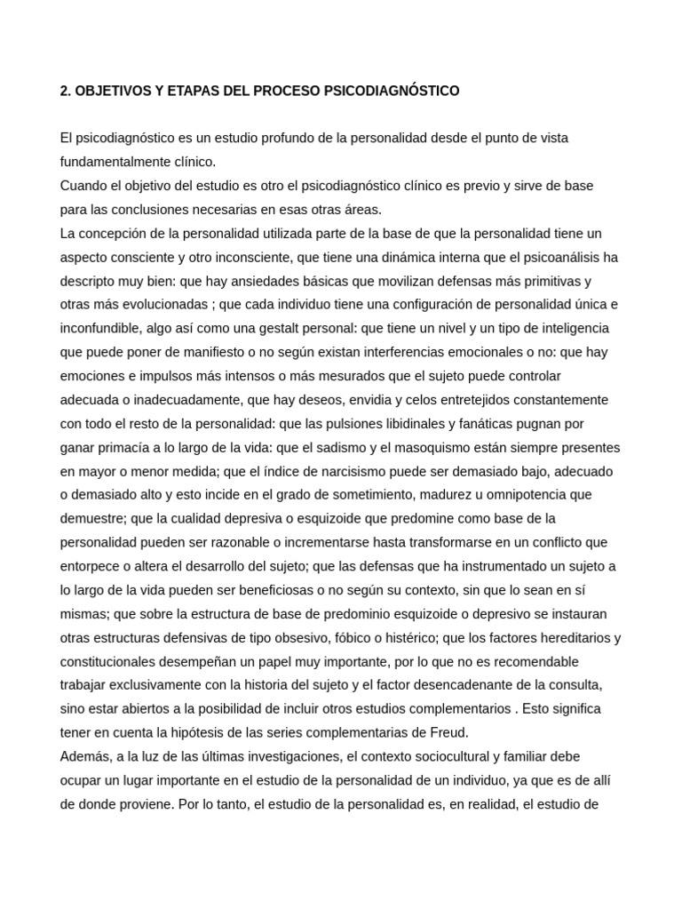 Resumen Cap2 Nuev Aport | PDF | Psicoanálisis | Sicología
