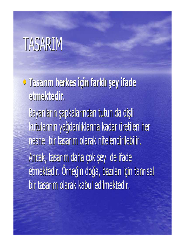 Tasarim | PDF