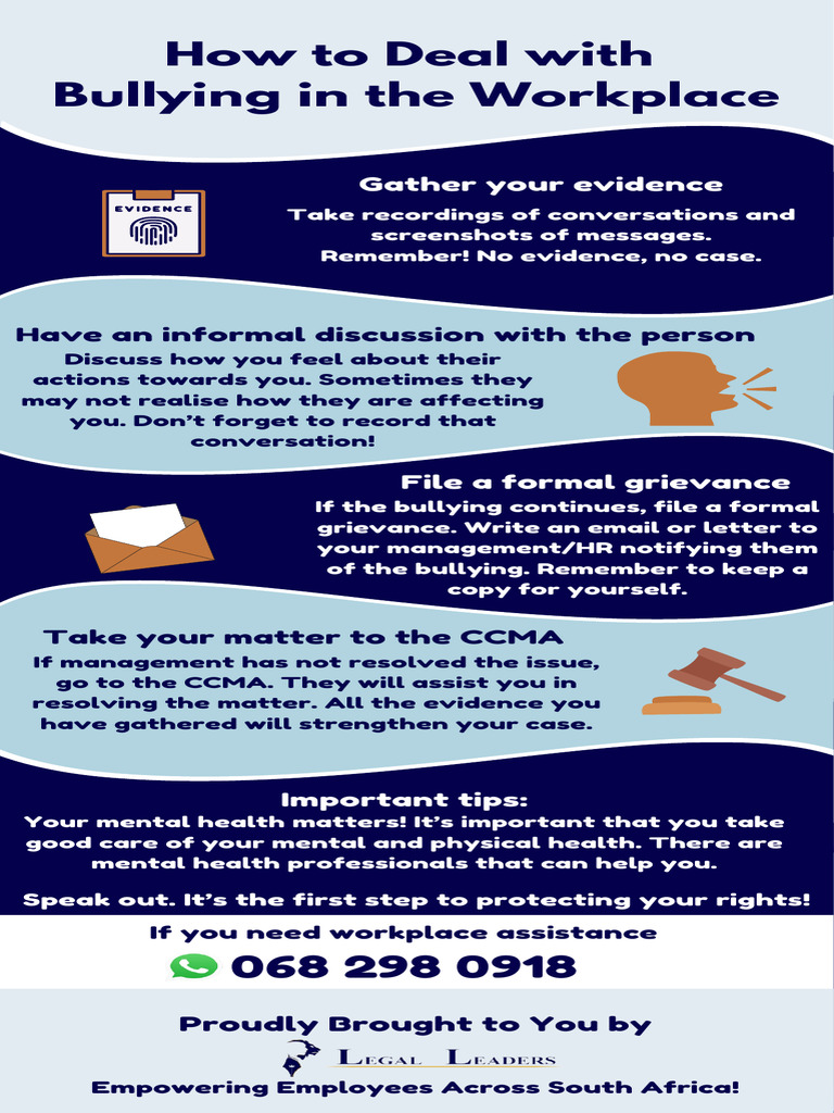 Workplace Bullying Infographic - TL | PDF | Business | Labor Relations