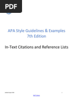 APA Citation Style For Course Materials On Brightspace & Other ...