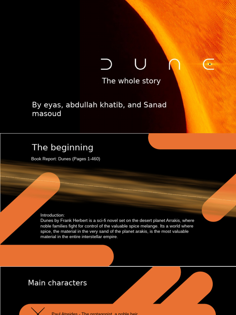Presentation (2) Copy | PDF | Dune (Franchise) | Soft Science Fiction