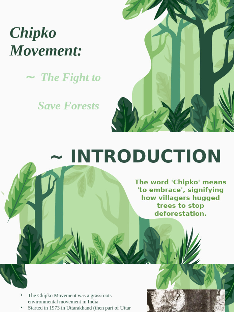Chipko Movement | PDF | Natural Resource Management | Environment