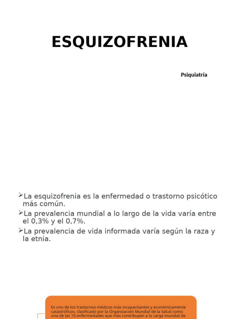 Esquizofrenia | PDF | Esquizofrenia | Alucinación