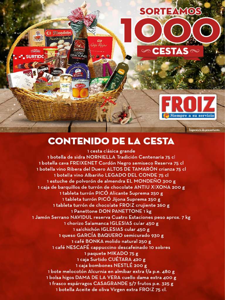 Cestas 2022 Contenido de La Cesta | PDF