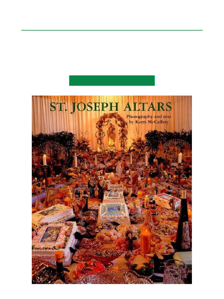 St. Joseph Altars: Shop & Download Guide | PDF