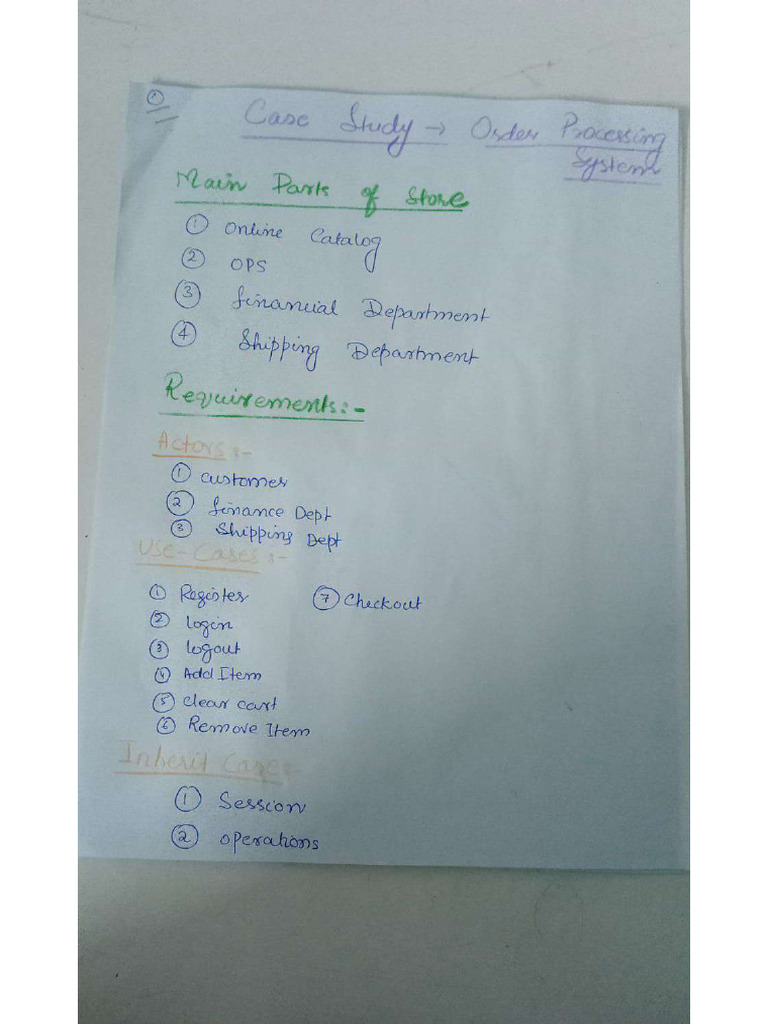 OPS Case Study _use Case & Analysis CD | PDF