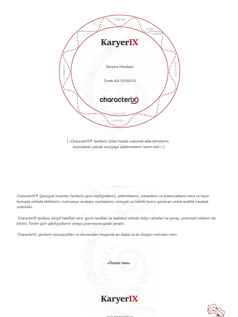 Karyera hesabatı nümunə | PDF