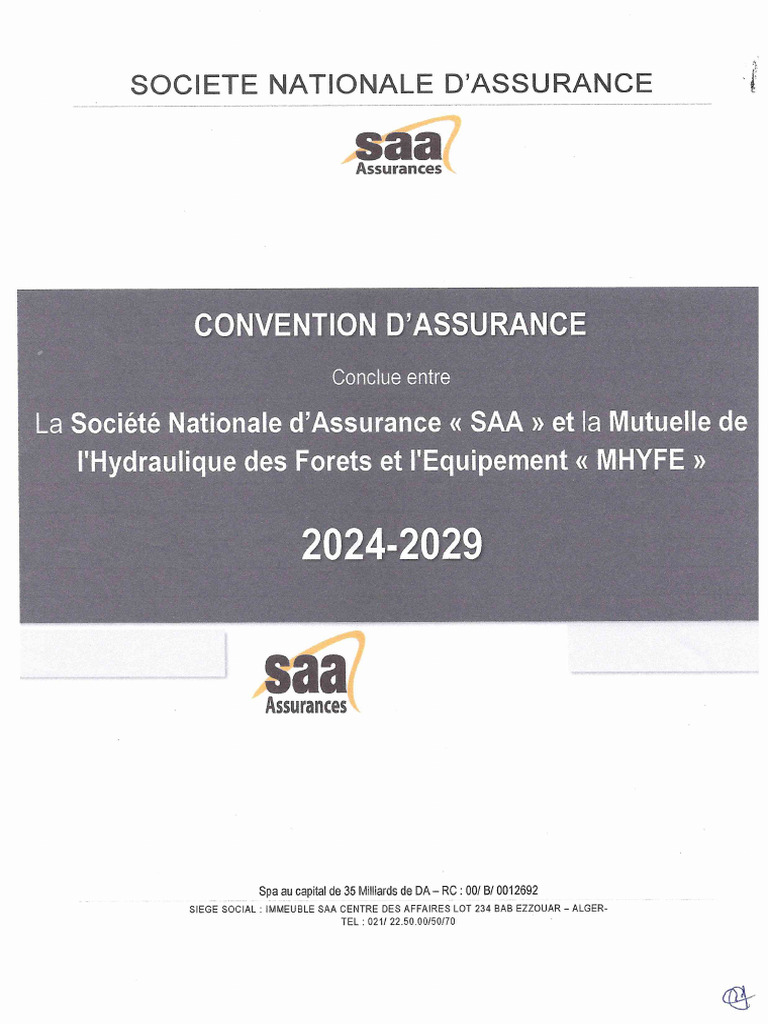 Conventtion Saa | PDF