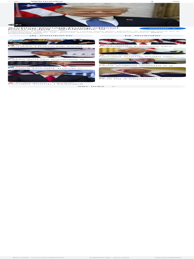 Retrato oficial de Donald Trump | PDF