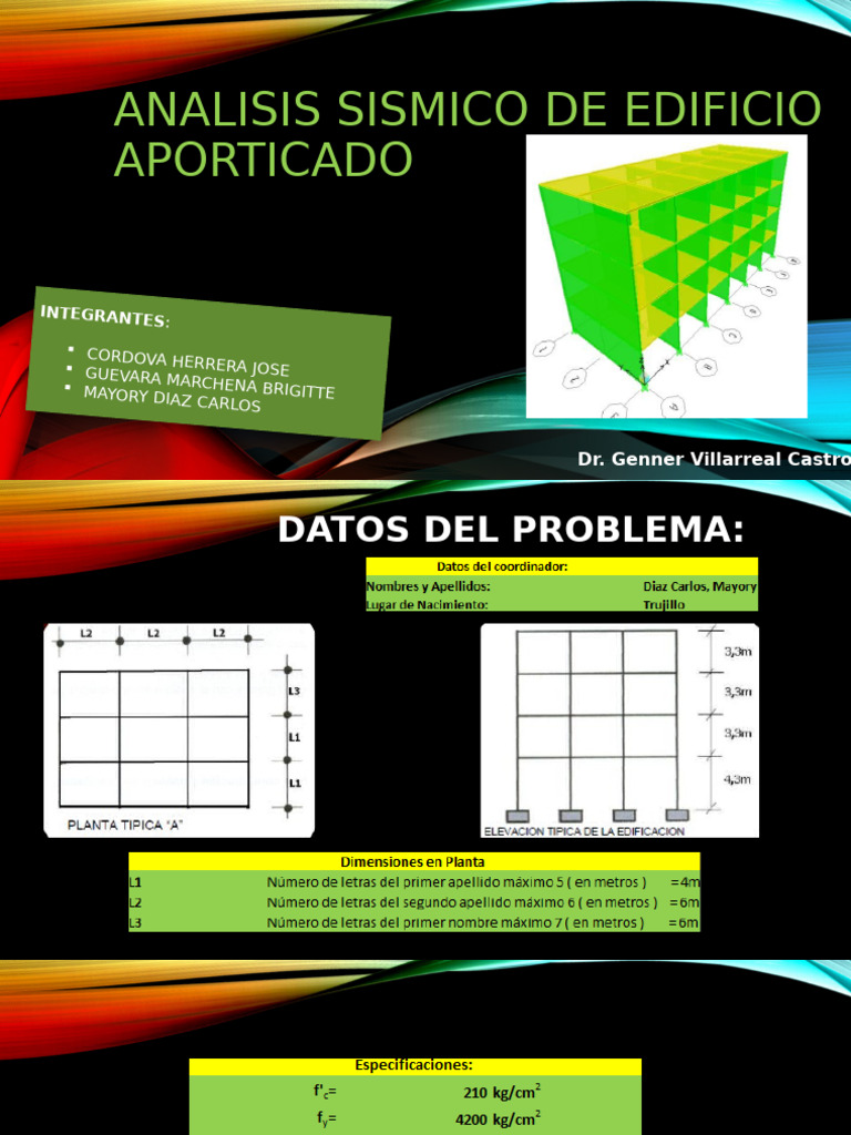 Analisis de Edificio Aporticado | PDF