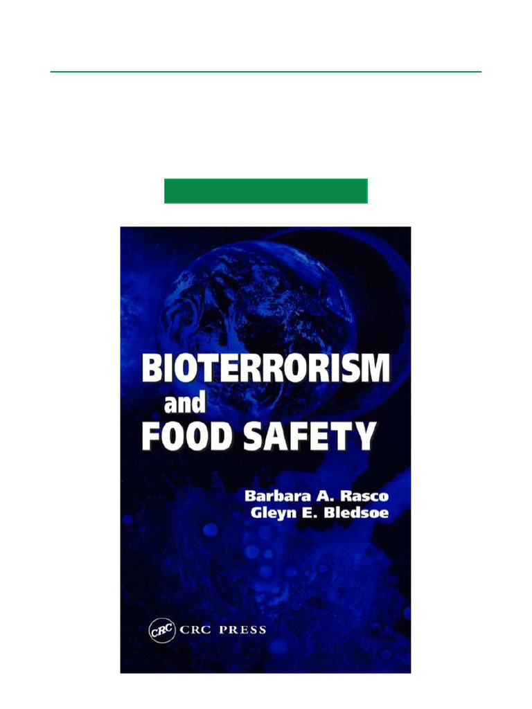 Bioterrorism and Food Safety Guide | PDF