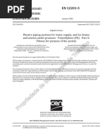 EN 12201-1:2024 Polyethylene Piping Standards | PDF | Pipe (Fluid ...