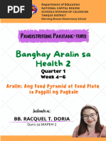 Module 4 (Pinggang Pinoy - Healthy Food Plate For Filipinos) | PDF