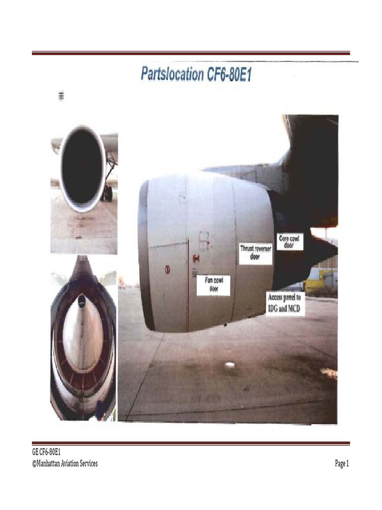 GE CF6 Component location Guide | PDF | Aircraft Configurations ...