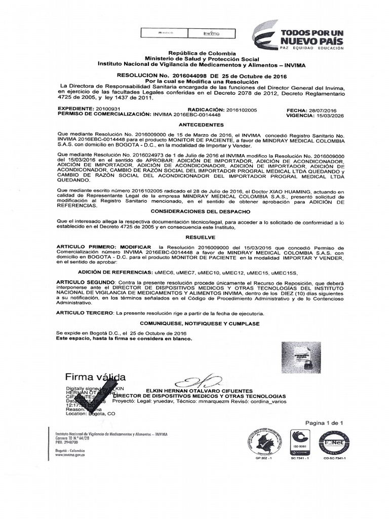 2016ebc-0014448 Adicion Umec6umec 7 Umec 10 Umec12 Umec15 Umec 15s | PDF