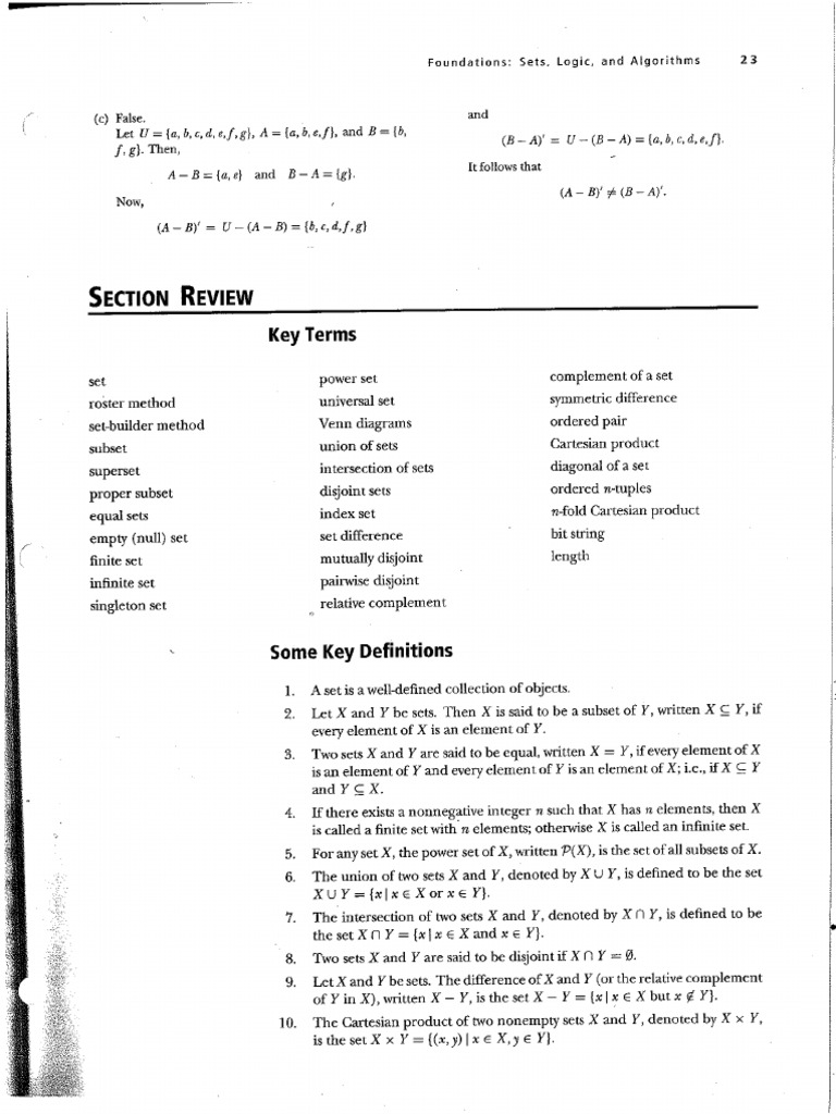 Sets | PDF