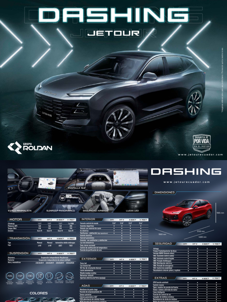 Ficha Dashing | PDF | Coche | Vehículo de motor