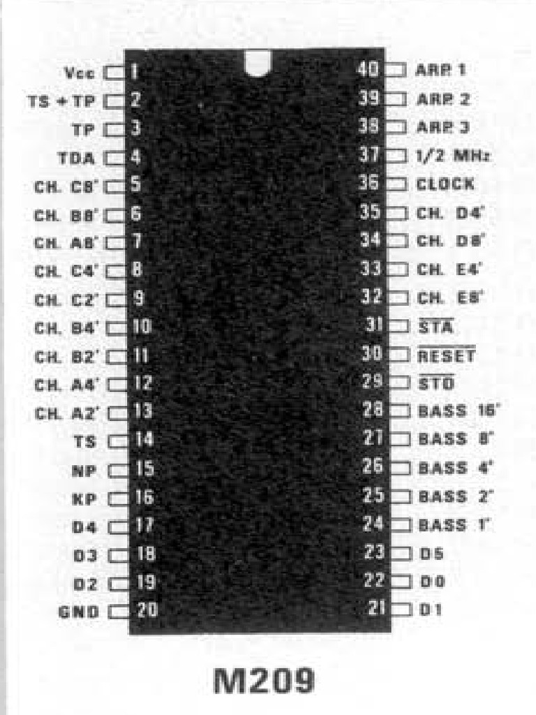 m209 Pinouts | PDF