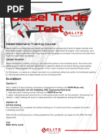 Section 28 Trade Test | PDF