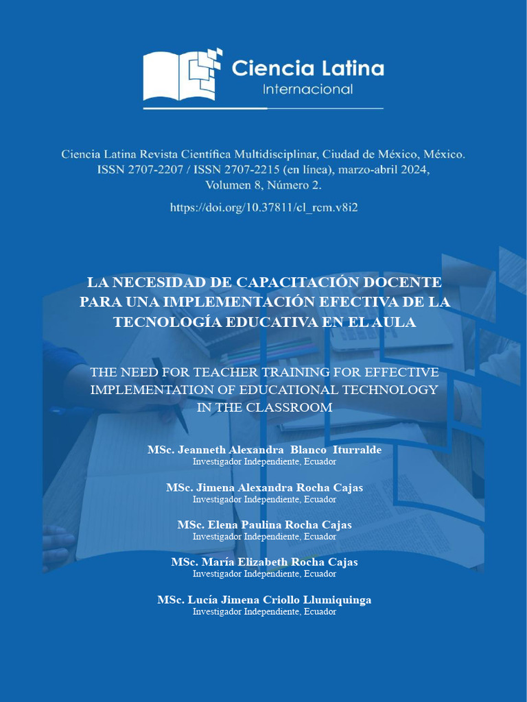 Capacitación Docente para Tecnología Educativa | PDF | Enseñando | Tecnologia Educacional