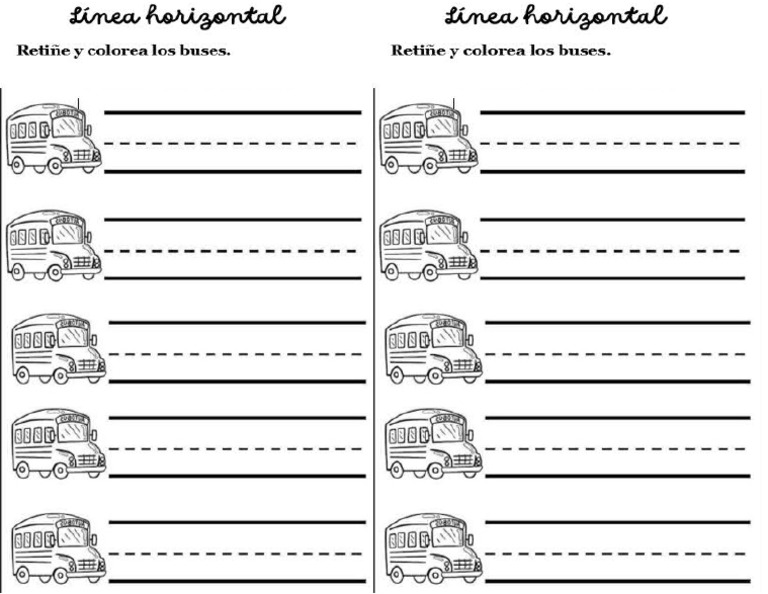 Ficha Linea Horizontal | PDF