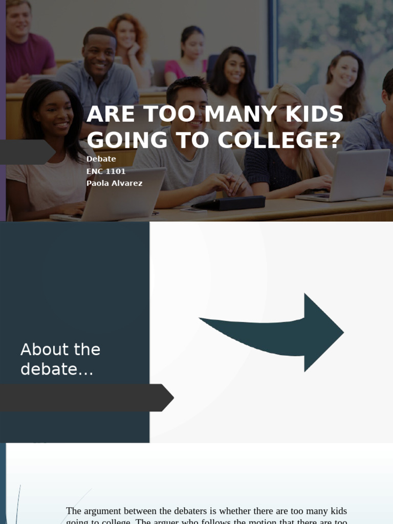Are Too Many Kids Going to College? | PDF | Knowledge | Learning