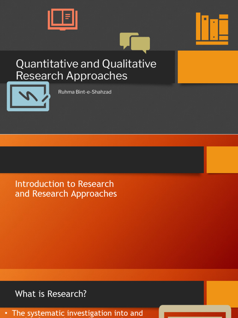 Quantitative vs. Qualitative Research | PDF | Quantitative Research ...