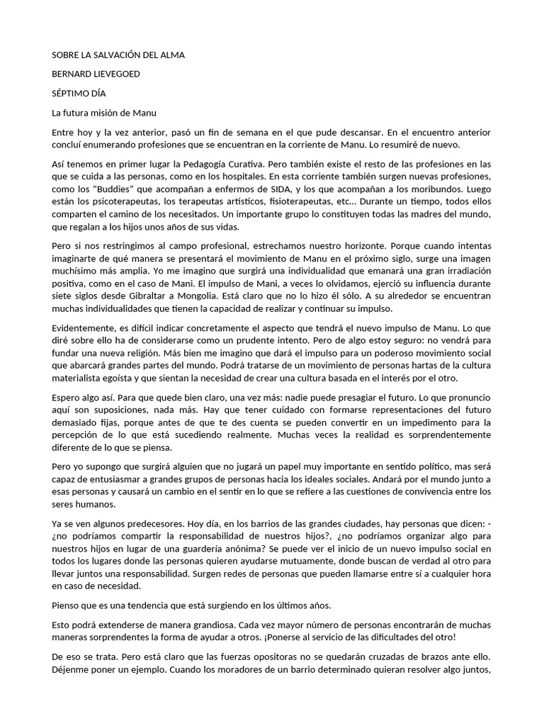 Sobre La Salvación Del Alma 7 | PDF | Rudolf Steiner