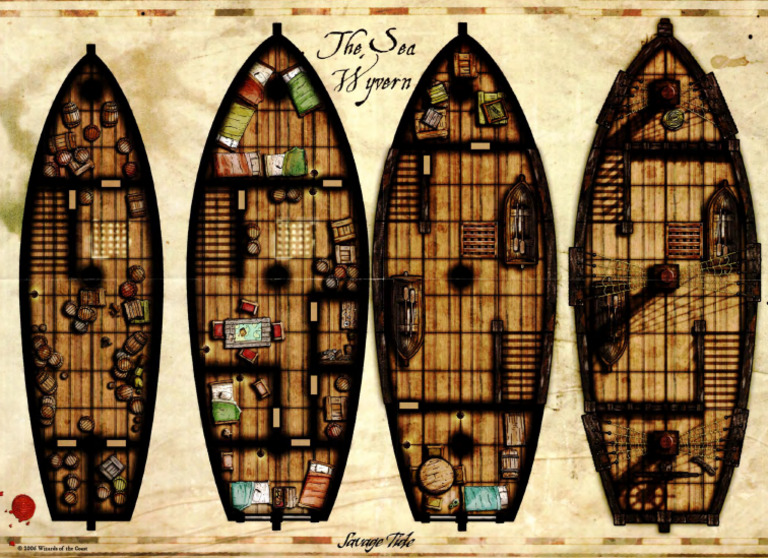 Savage Tide - Sea Wyvern Map | PDF