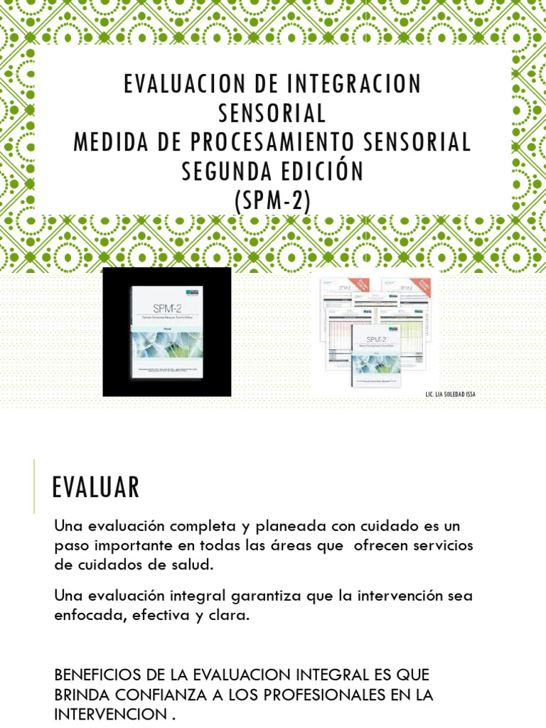 SPM-2 Evaluación | PDF | Percepción | Soledad
