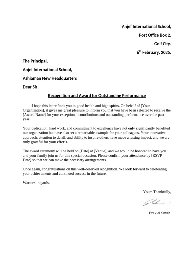 Anjef International School | PDF