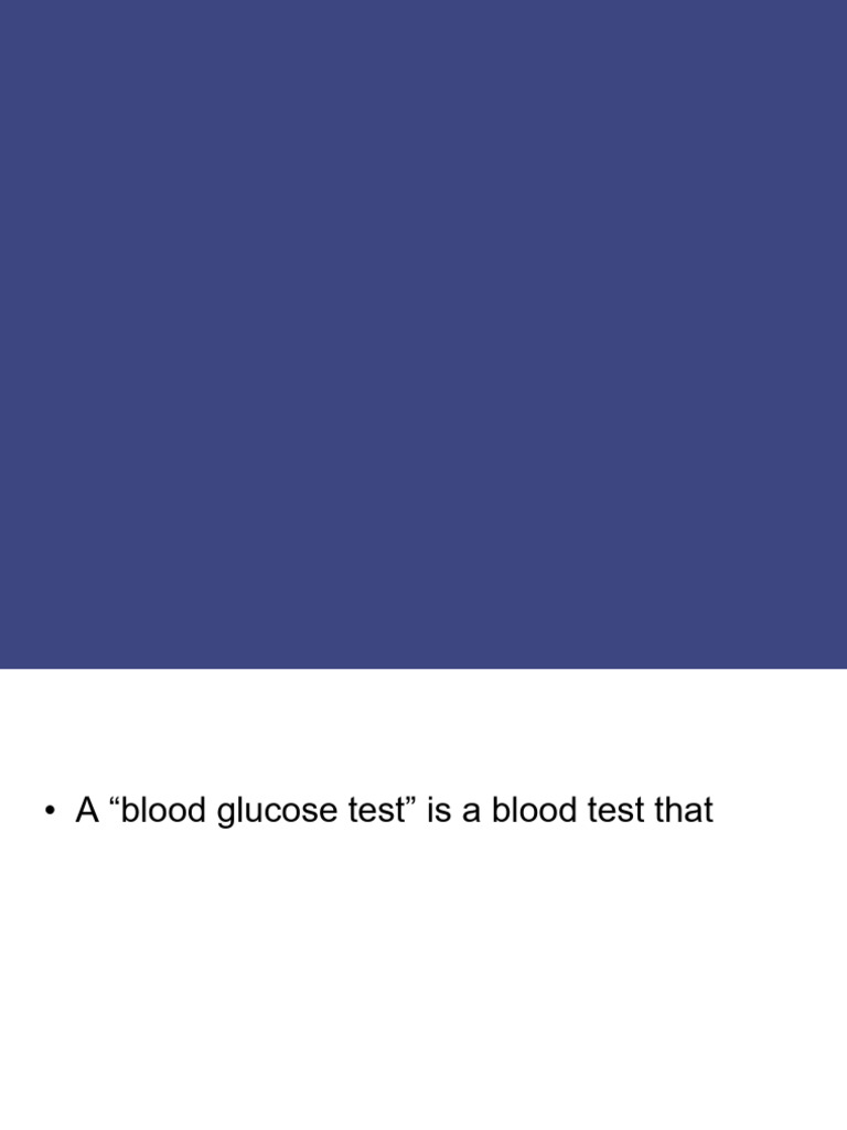 Blood Glucose Testing Methods Explained | PDF | Diabetes | Human ...