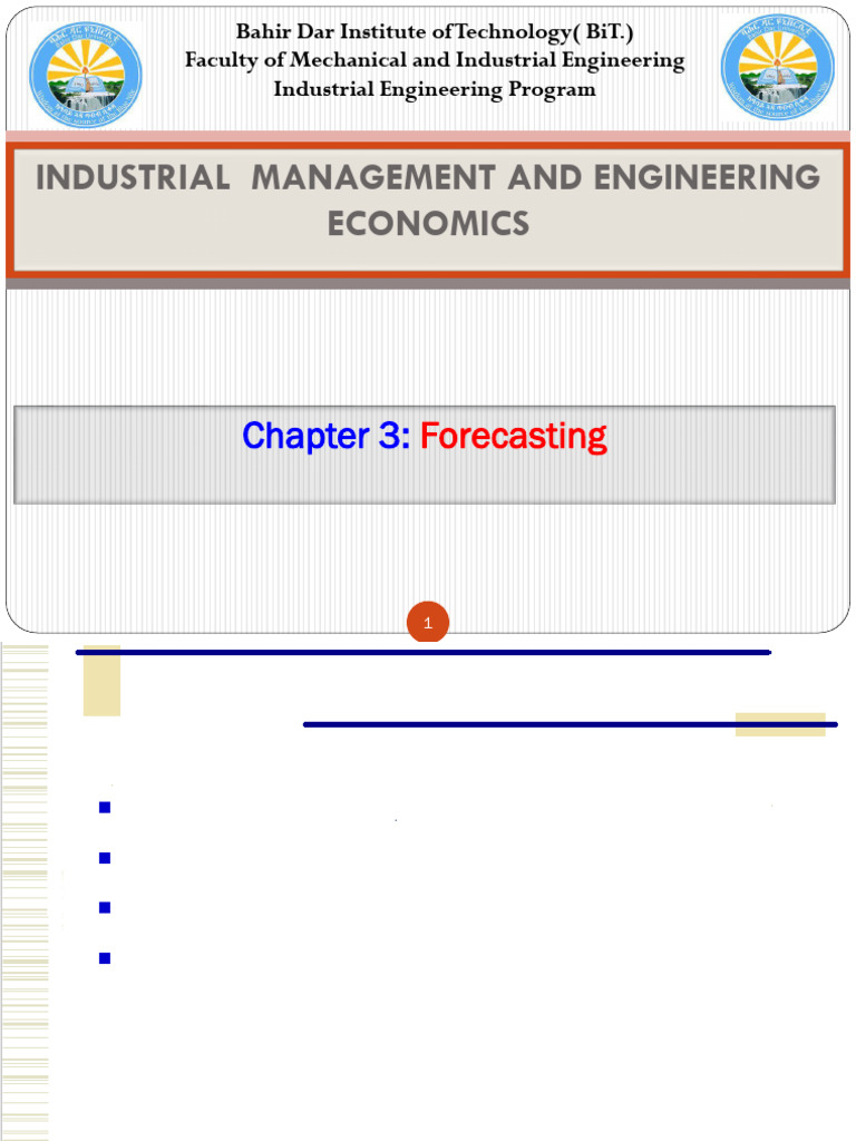 CHAPTER 3-Forecasting. pdf | PDF | Forecasting | Errors And Residuals