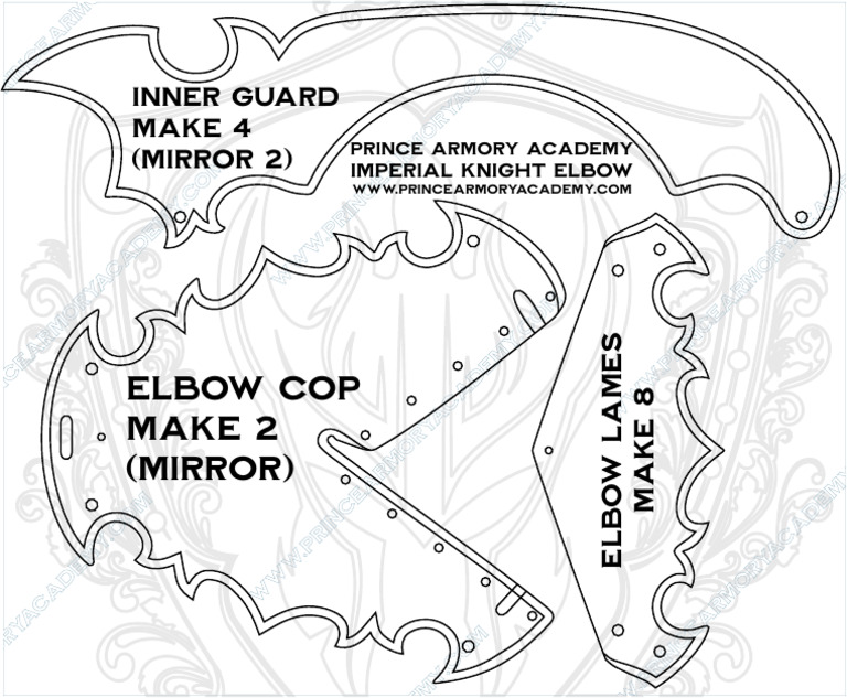 Elbow - Imperial Knight Armor - Prince Armory | PDF