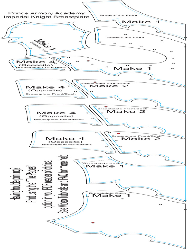 Breastplate - Imperial Knight Armor - Prince Armory | PDF