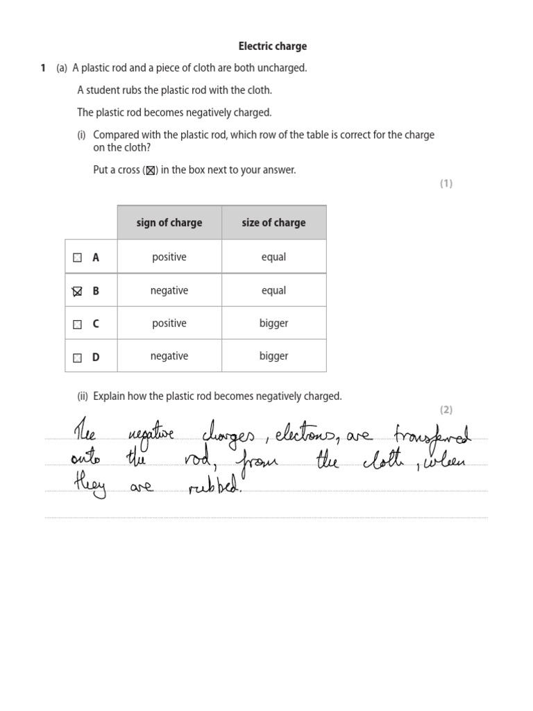 Understanding Electric Charge and Static Electricity | PDF | Electric ...