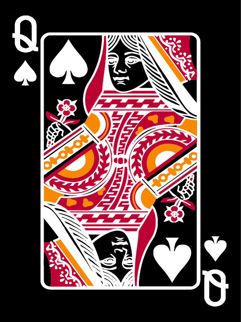Queen Spades Card | PDF