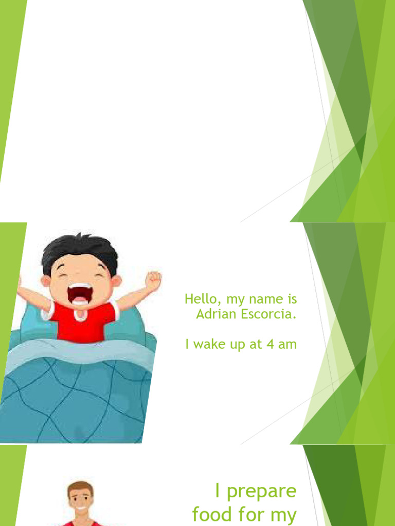 Presentación Rutina Diaria. AA1-EV03 | PDF