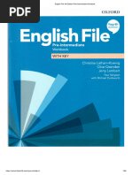 English File 4th Edition Pre Intermediate Students Book | PDF