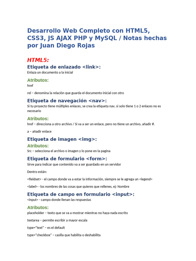 Desarrollo Web Completo Con HTML5 | PDF | Hipervínculo | Red mundial