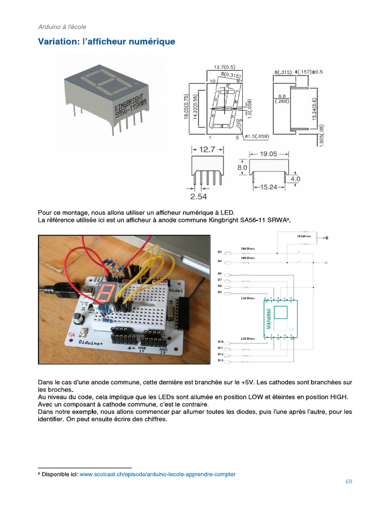 Afficheur 7 SEGMENT PDF | PDF