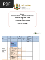 2025 FS Grade 6 Term 2 Atp & Curriculum Coverage | PDF | Mathematics ...