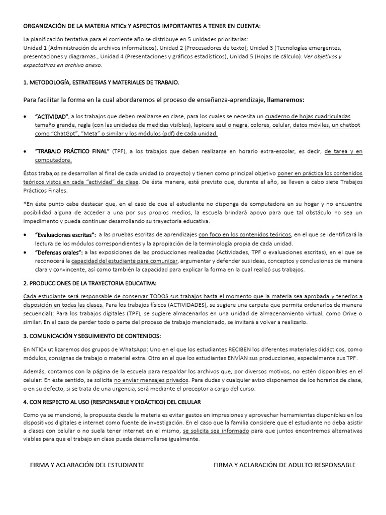Imprimir y Firmar - NTICx - COMUNICADO - IJME | PDF | Informática | Aprendizaje