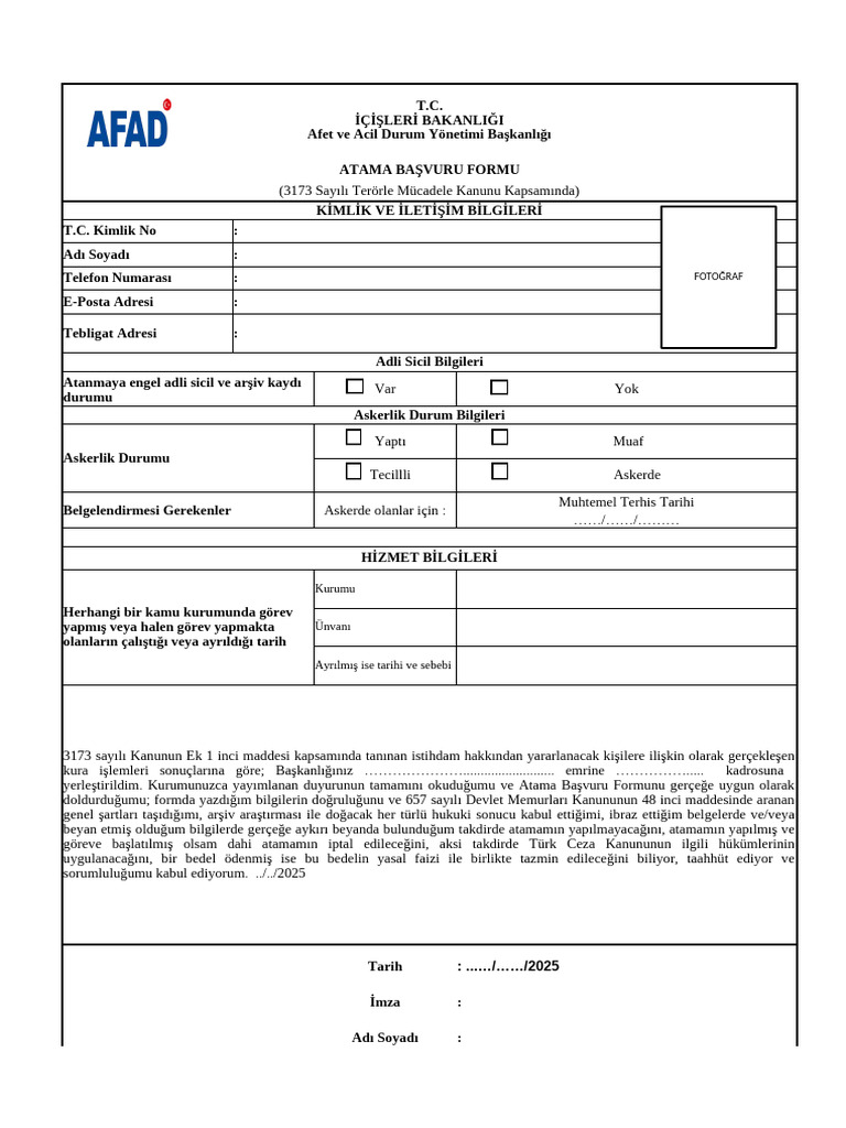 Atama-Başvuru-Formu | PDF