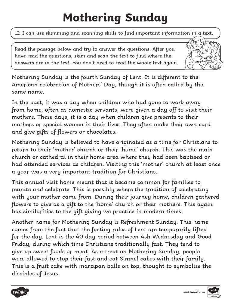 Scan and Skim Activity | PDF