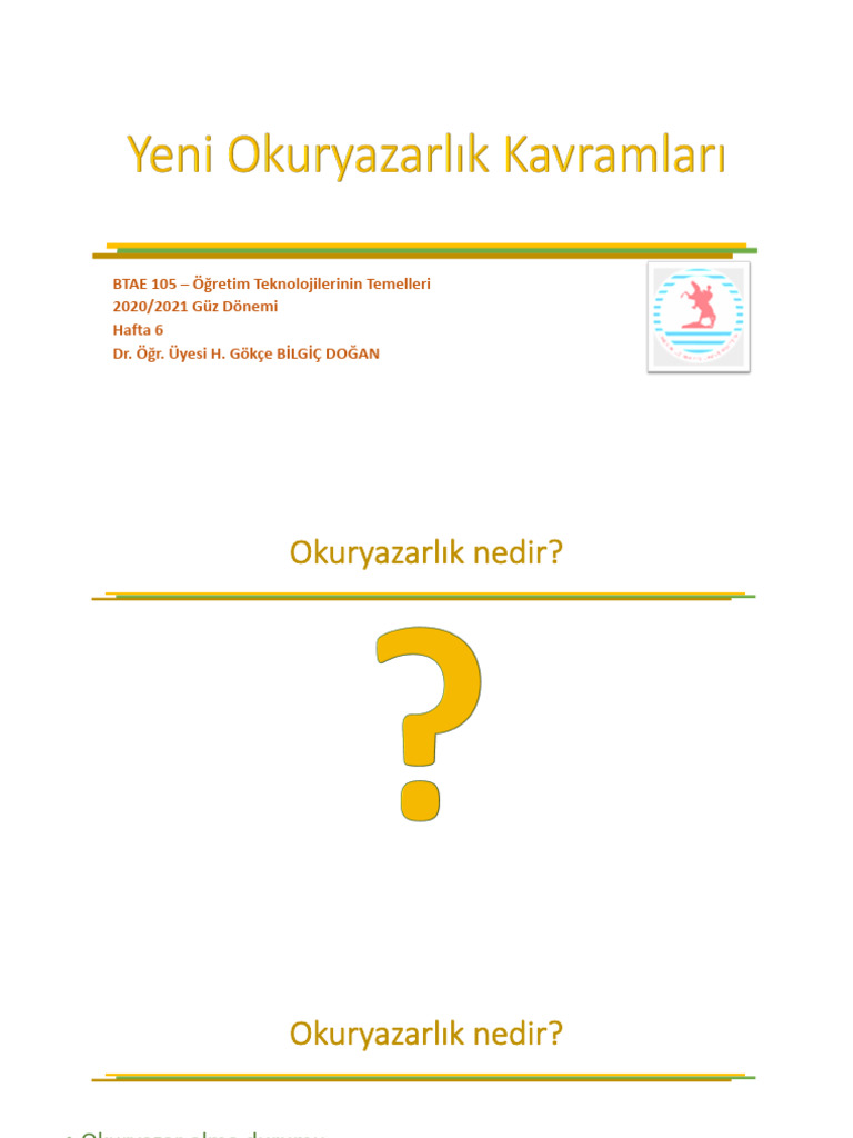 Hafta-6-YeniOkuryazarliklar (1) | PDF