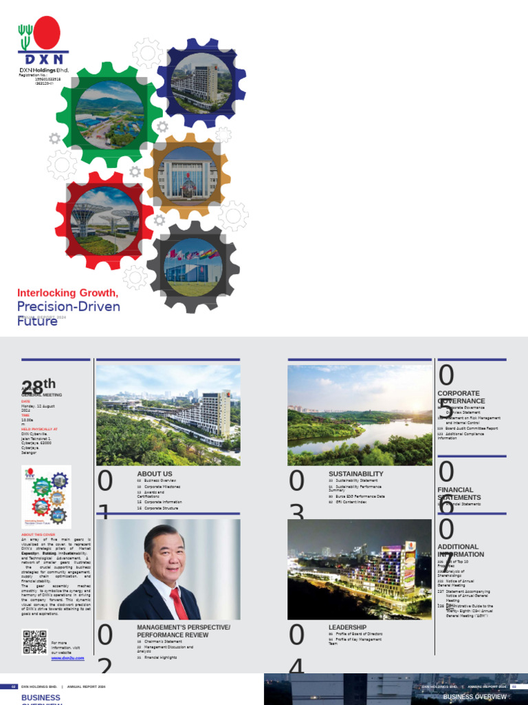 DXN Holdings BHD Annual Report 2024 | PDF | Coffee | Drink