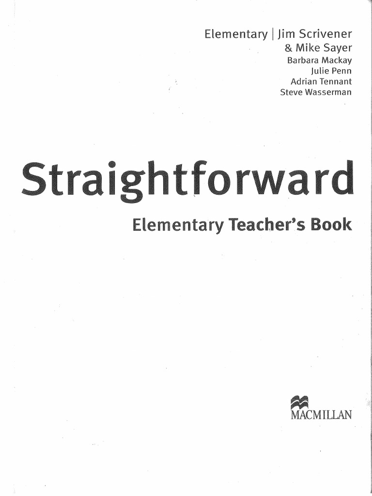 Teacher's Book | PDF