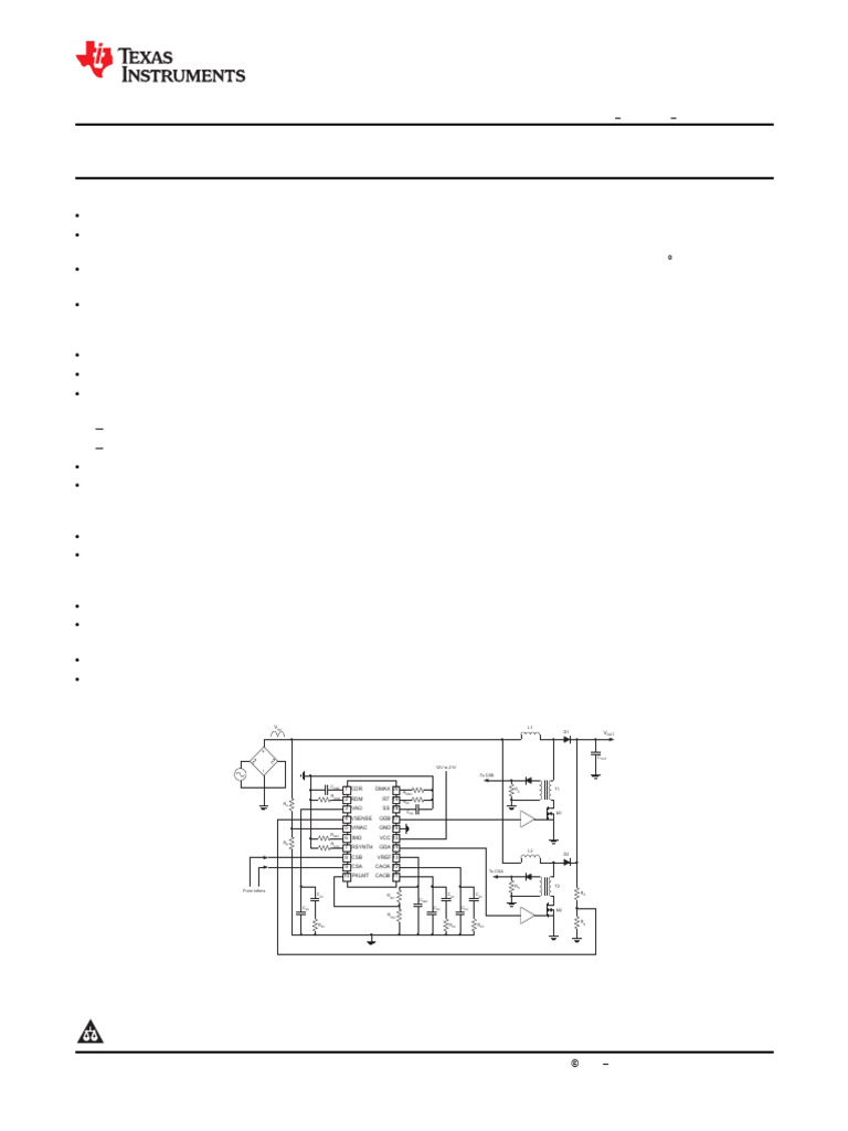 ucc28070-q1 | PDF | Amplifier | Capacitor