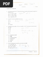 AP Calculus - Unit 2 Practice Exam | PDF | Derivative | Functions And ...